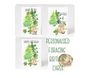 Foraging Birthday Card - Etsy