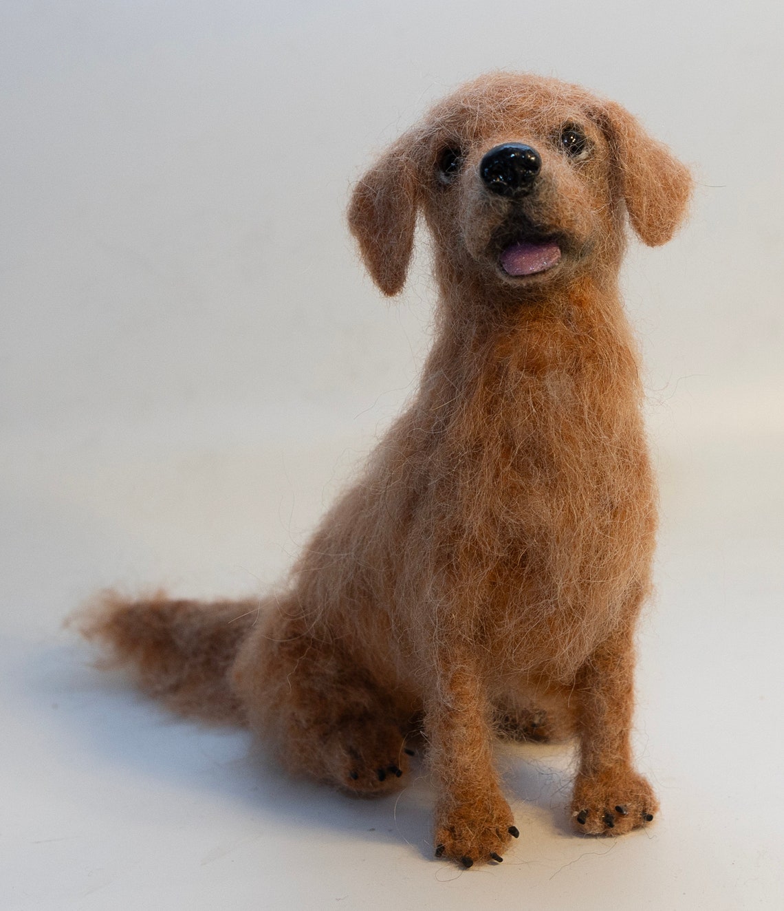 Needle Felted Golden Retriever - Etsy
