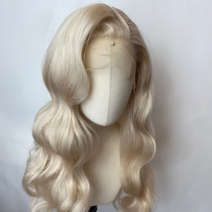 Champagne Blonde Finger Wave Lace Front Wig | Vintage Waves Wig ...