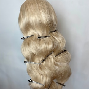Champagne Blonde Finger Wave Lace Front Wig | Vintage Waves Wig ...