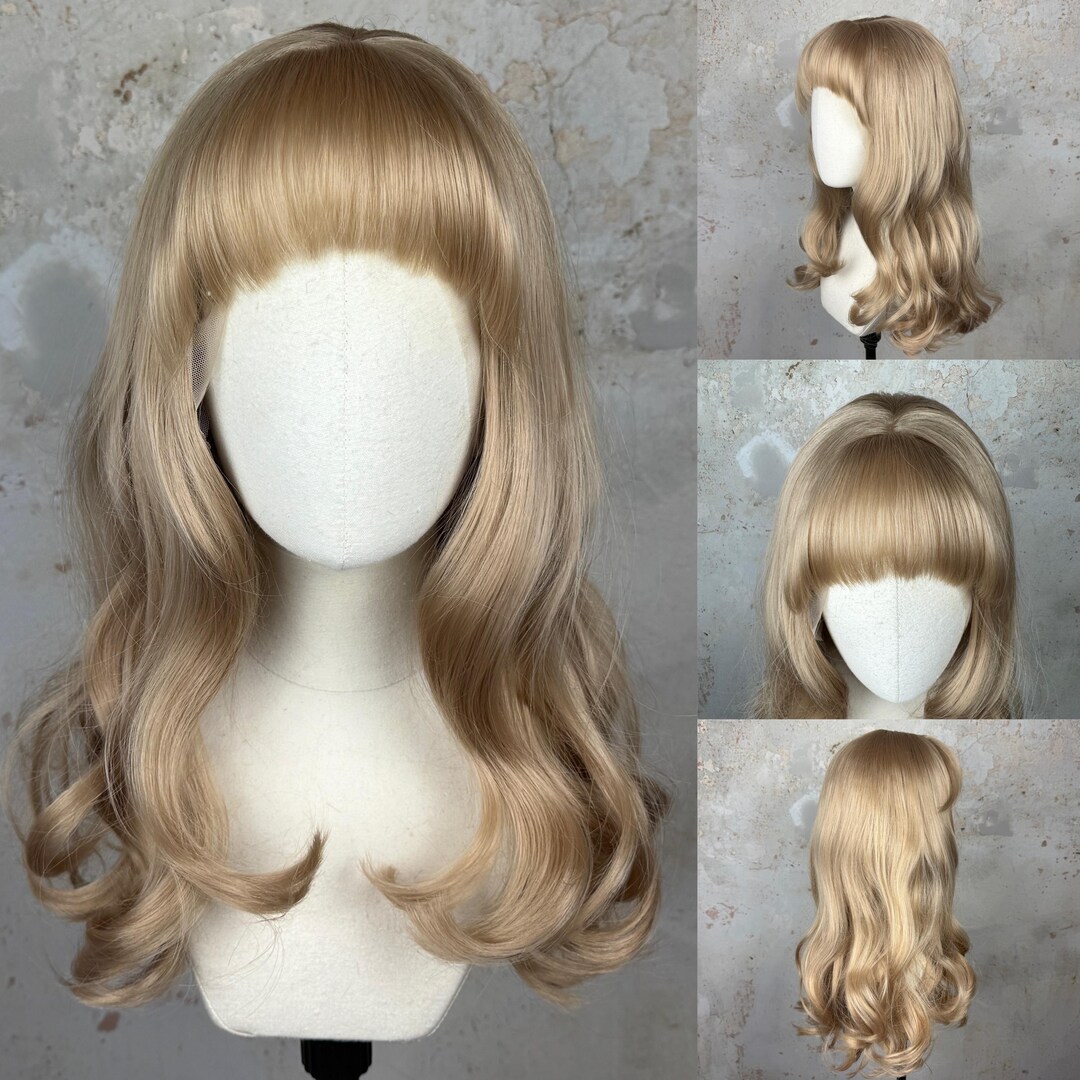 Taylor-inspired Body Wave Lace Front Wig With Bangs, Tswifty Sandy ...