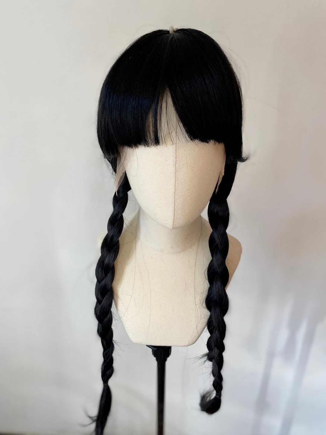 Wednesday Braided Lace Front Wig | Wednesday Black Lace Wig | Braided ...