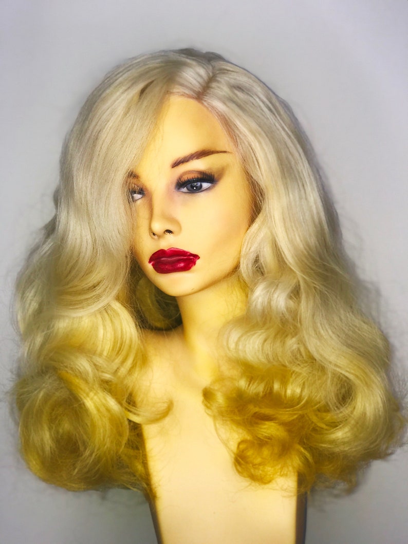 Miss Gaga Inspired Blonde & Yellow Ombre Lace Front Wig | Drag Queen ...