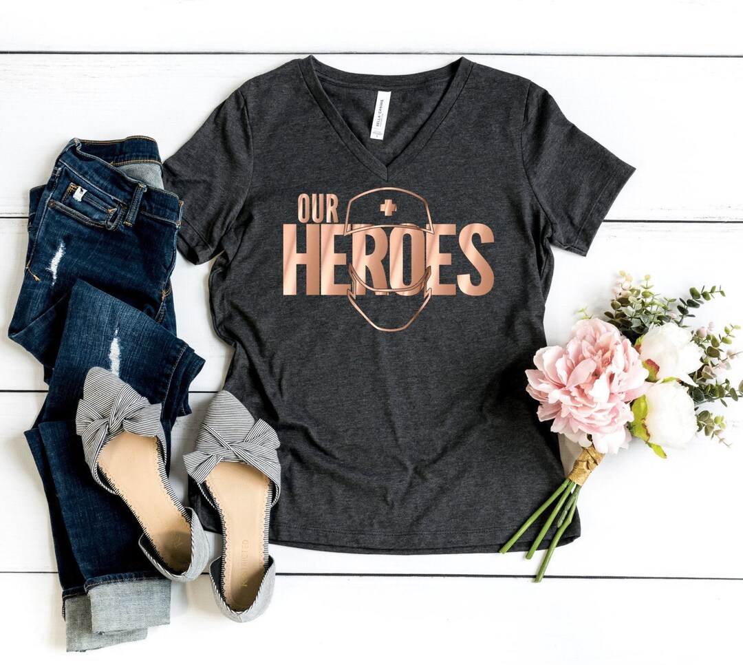Our Heroes Support Front Line Nurses Women's - Etsy