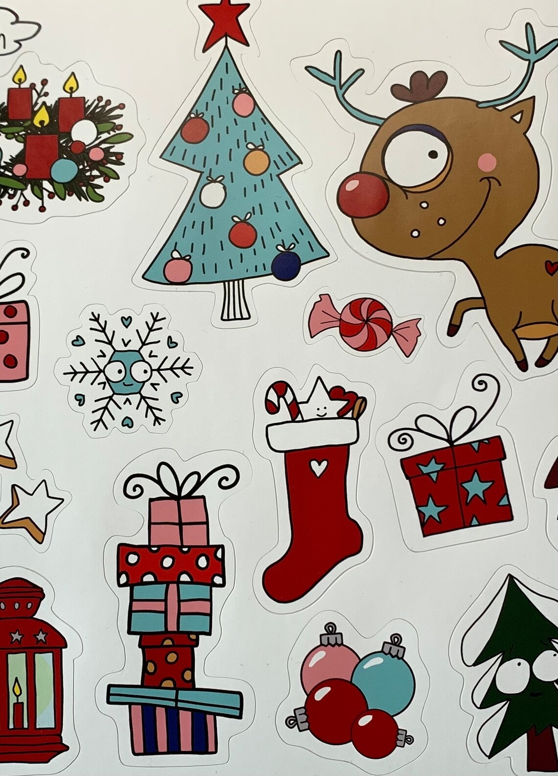 Sticker Sheet “christmas” - Etsy