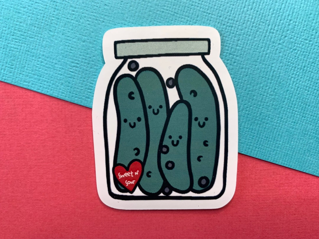 Pickle Jar Stickers - Etsy