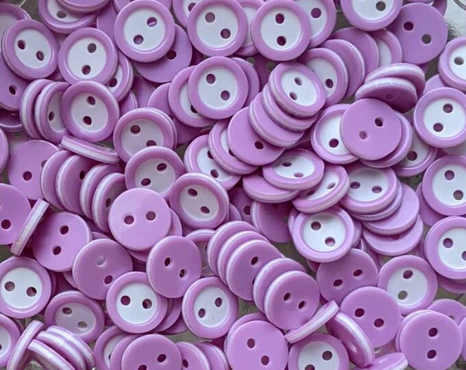 200 Small Purple Buttons Mixed Tones Mixed Sizes Buttons PRB0094 - Etsy