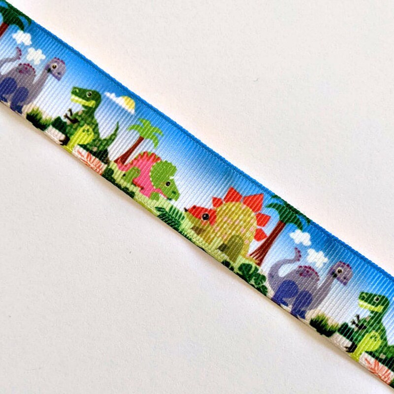 Dinosaur Ribbon - Etsy