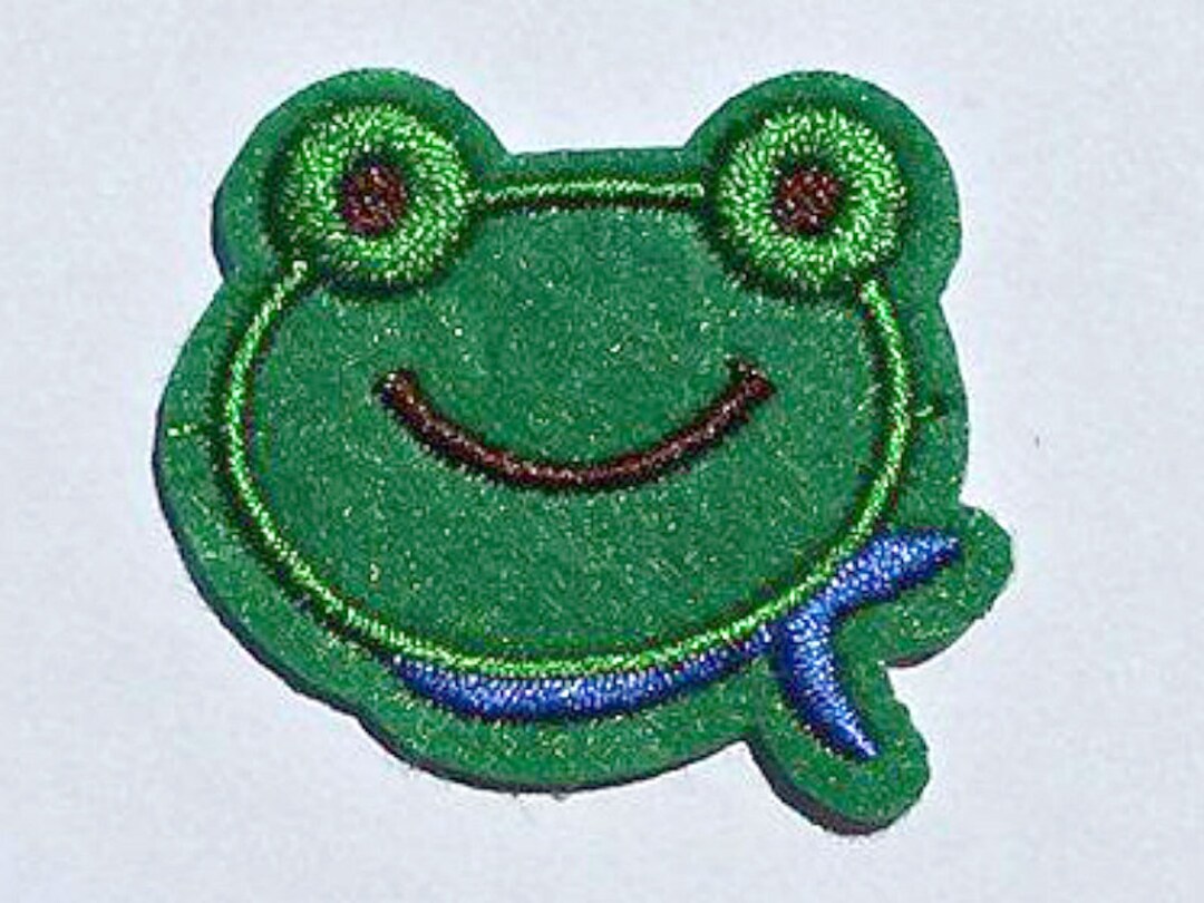 Embroidered Frog Patch Iron on Applique Sew on Patch - Etsy Canada