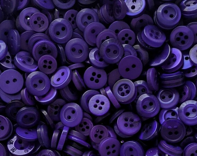 200 Small Purple Buttons Mixed Tones Mixed Sizes Buttons PRB0094 - Etsy