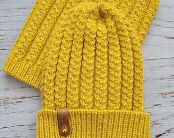 Yellow Winter Hat - Etsy