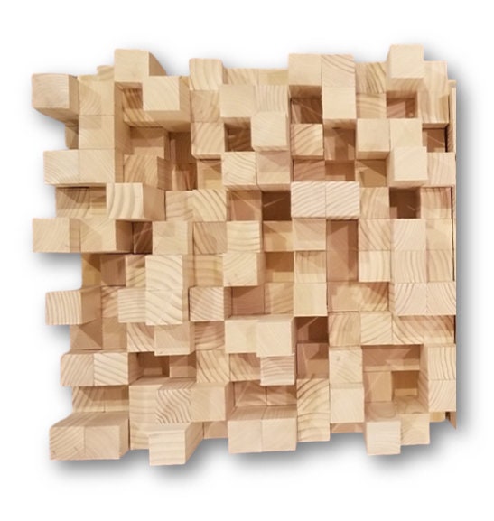 Acoustic Skyline Sound Diffuser Diffusor Wood Studio Treatment Panel ...