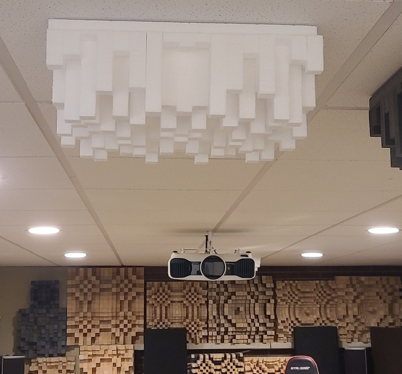 DIY 17x17 Acoustic N17 QRD Skyline Sound Diffuser Diffusor Treatment ...