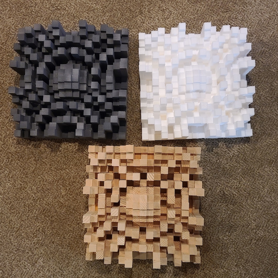 DIY Acoustic N17 QRD Skyline Sound Diffuser Diffusor Treatment Panel ...