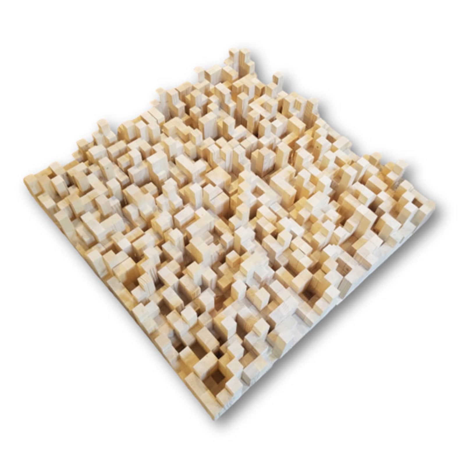 Acoustic Skyline Sound Diffuser Diffusor Wood Studio Treatment Panel ...