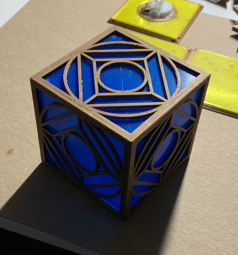 Replica Star Wars JEDI HOLOCRON 3D Printed. Lights Up - Etsy