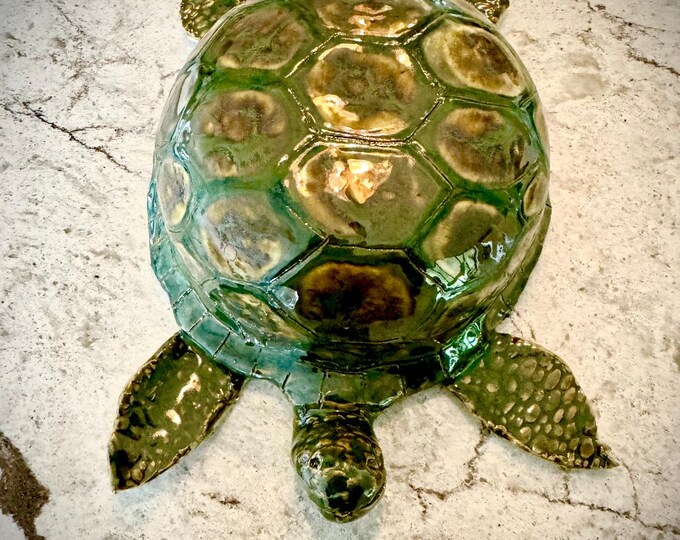 Ceramic Sea Turtle - Etsy