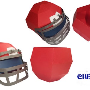 Football Helmet Gift Box || 3D Helmet Gift Box SVG - Etsy
