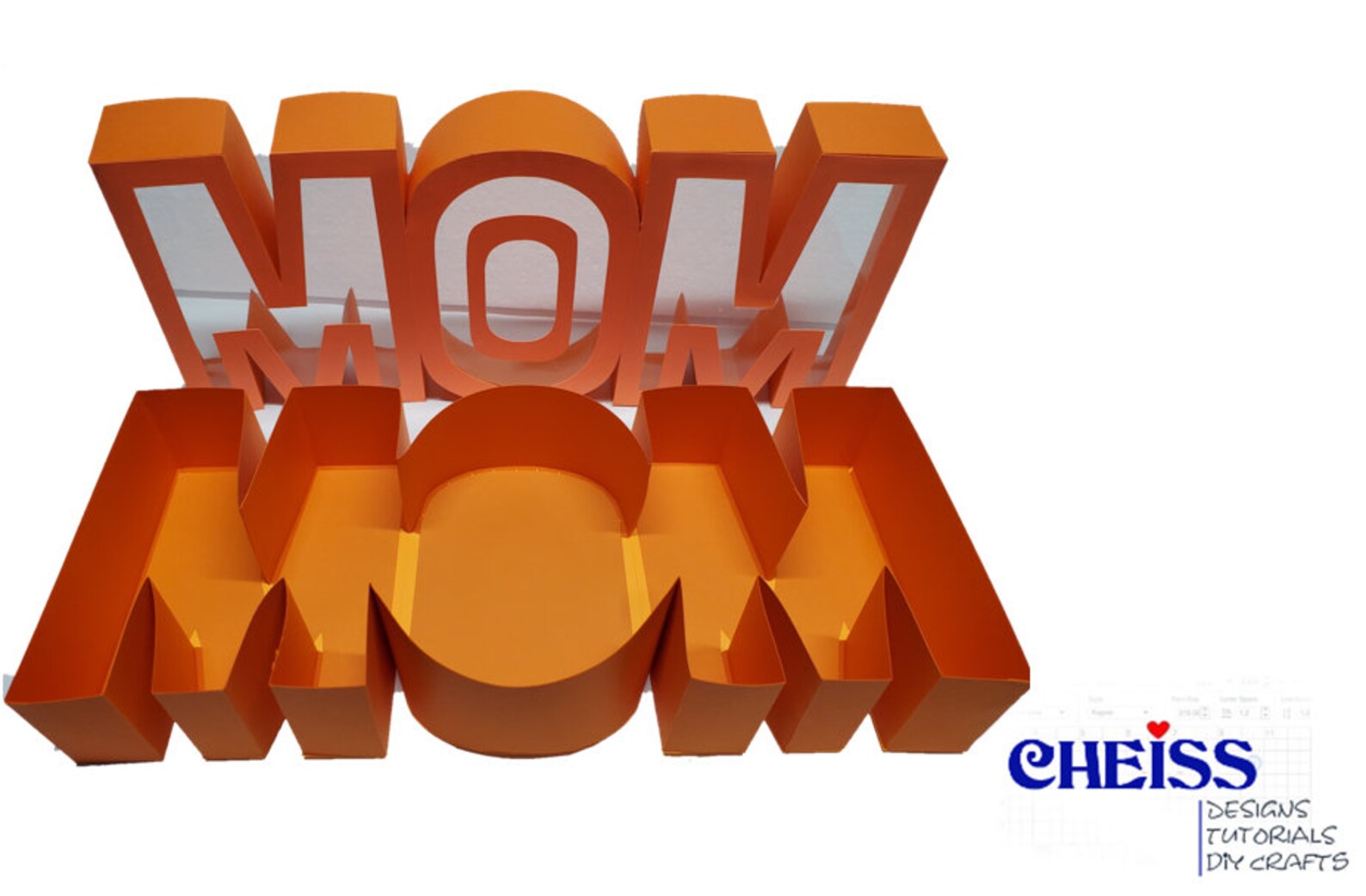 3D MOM Gift Box Mother's Day Gift Box SVG - Etsy