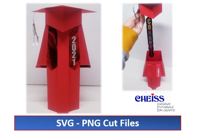 3D Graduation Gift Box Graduation Gift Ideas SVG | Etsy