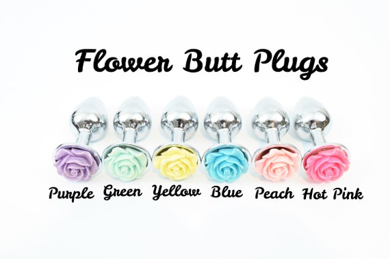 Flower Butt Plug Ddlg Butt Plugs Princess Anal Plugs Butt Play Etsy Uk