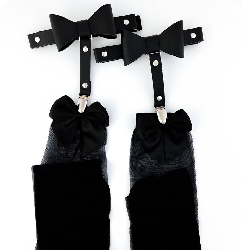 Bow Leg Garter Thigh Garter Stocking Garter Bridal Garter Lingerie ...