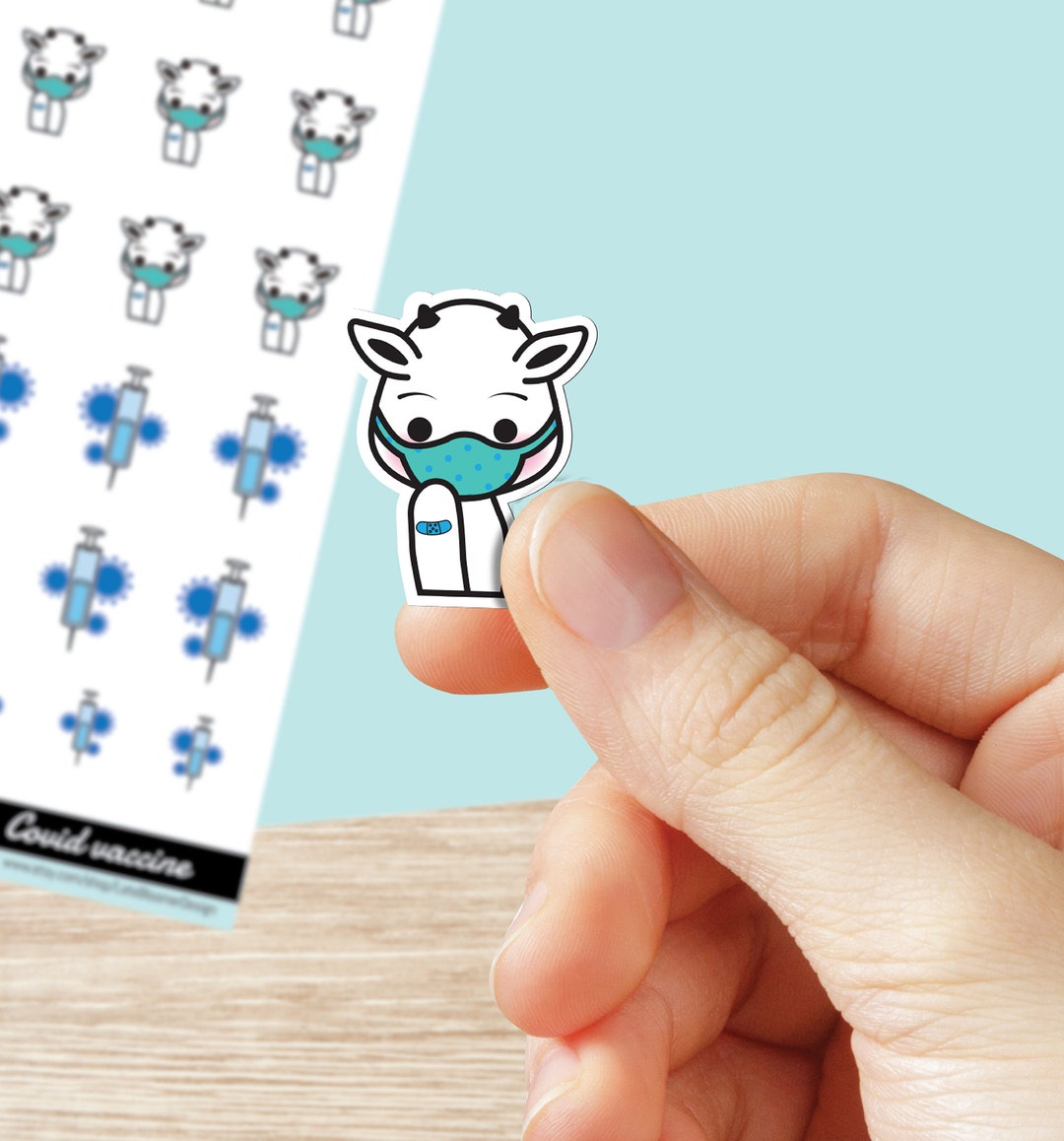 Covid19 Vaccine Stickers, Vaccine Remainder, Covid19 Shot, Shot ...