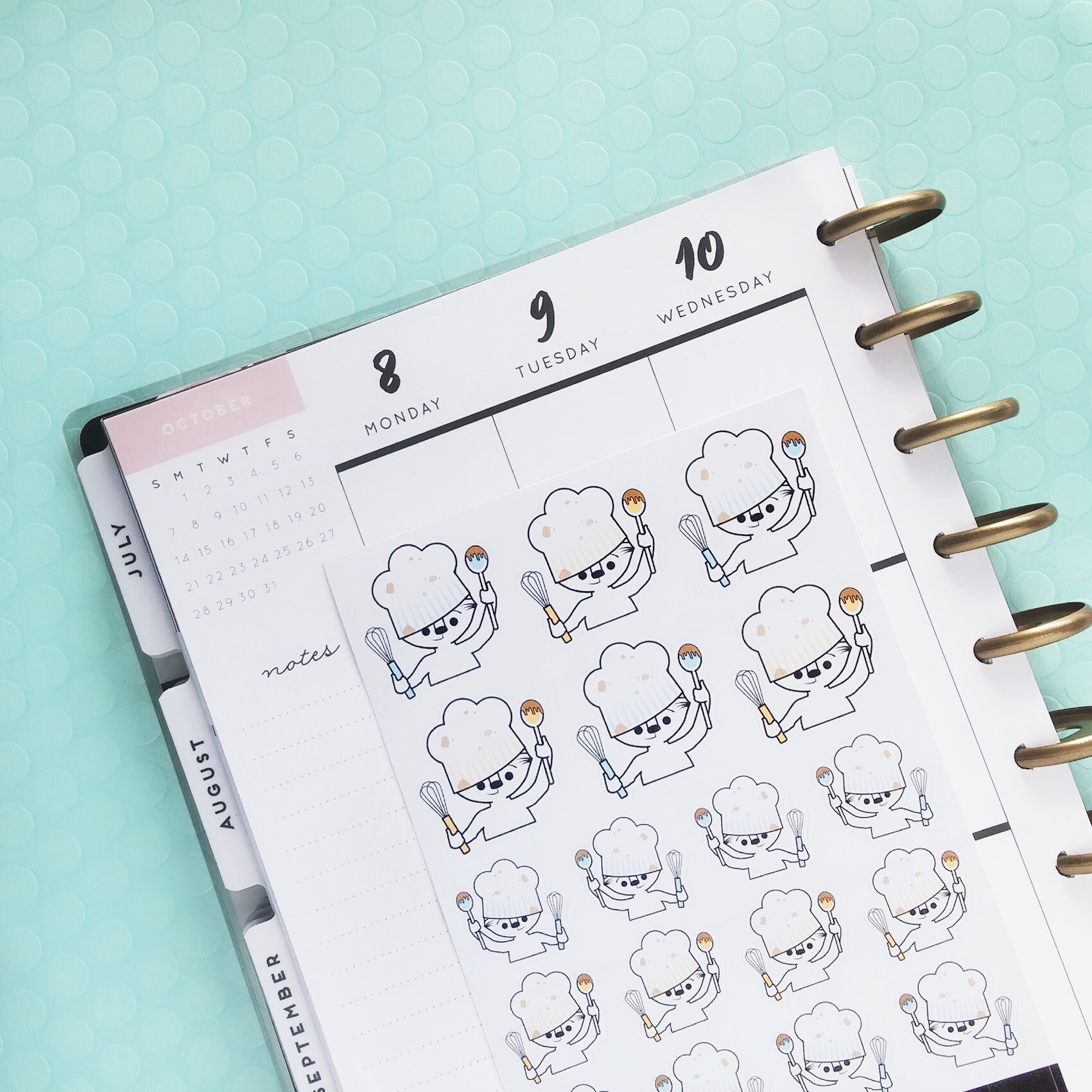 Baking Planner Stickers/bake Stickers/cooking - Etsy
