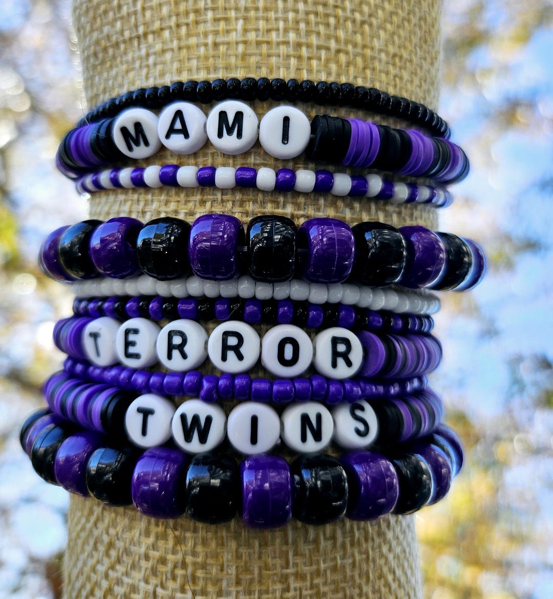 Mami Terror Twins Bracelet Stack WWE Kandi Wrestling Rhea Priest ...