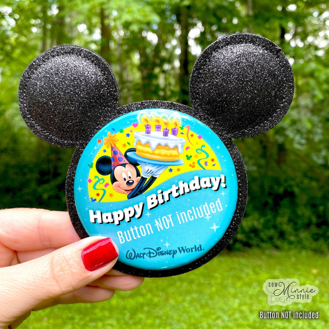 Button Accessory Black Glitter - Etsy