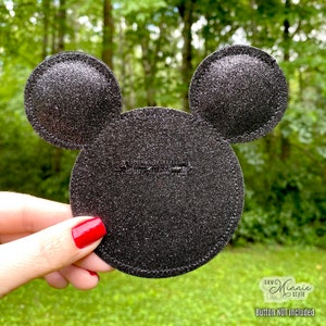 Button Accessory Black Glitter - Etsy