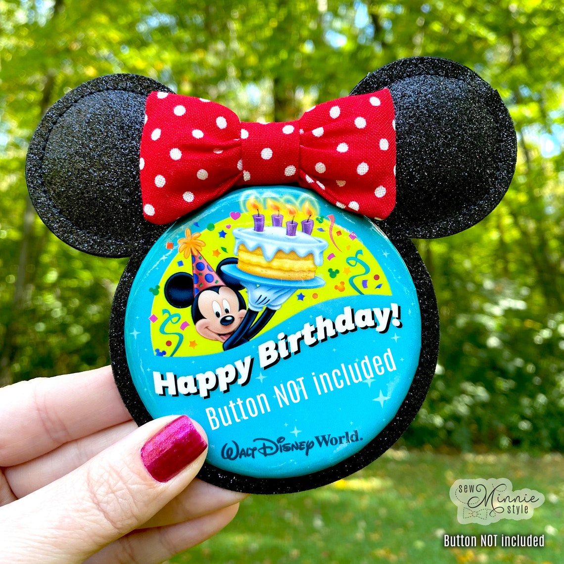 Button Accessory Glitter Classic - Etsy