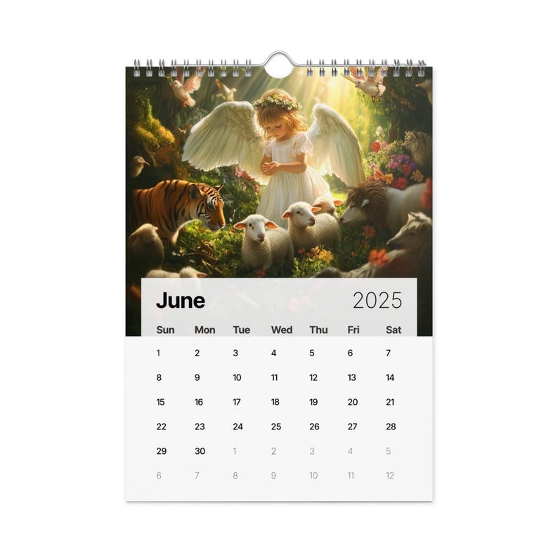 Angels of Our Relm 2025 - Wall Calendar (2025) - Etsy