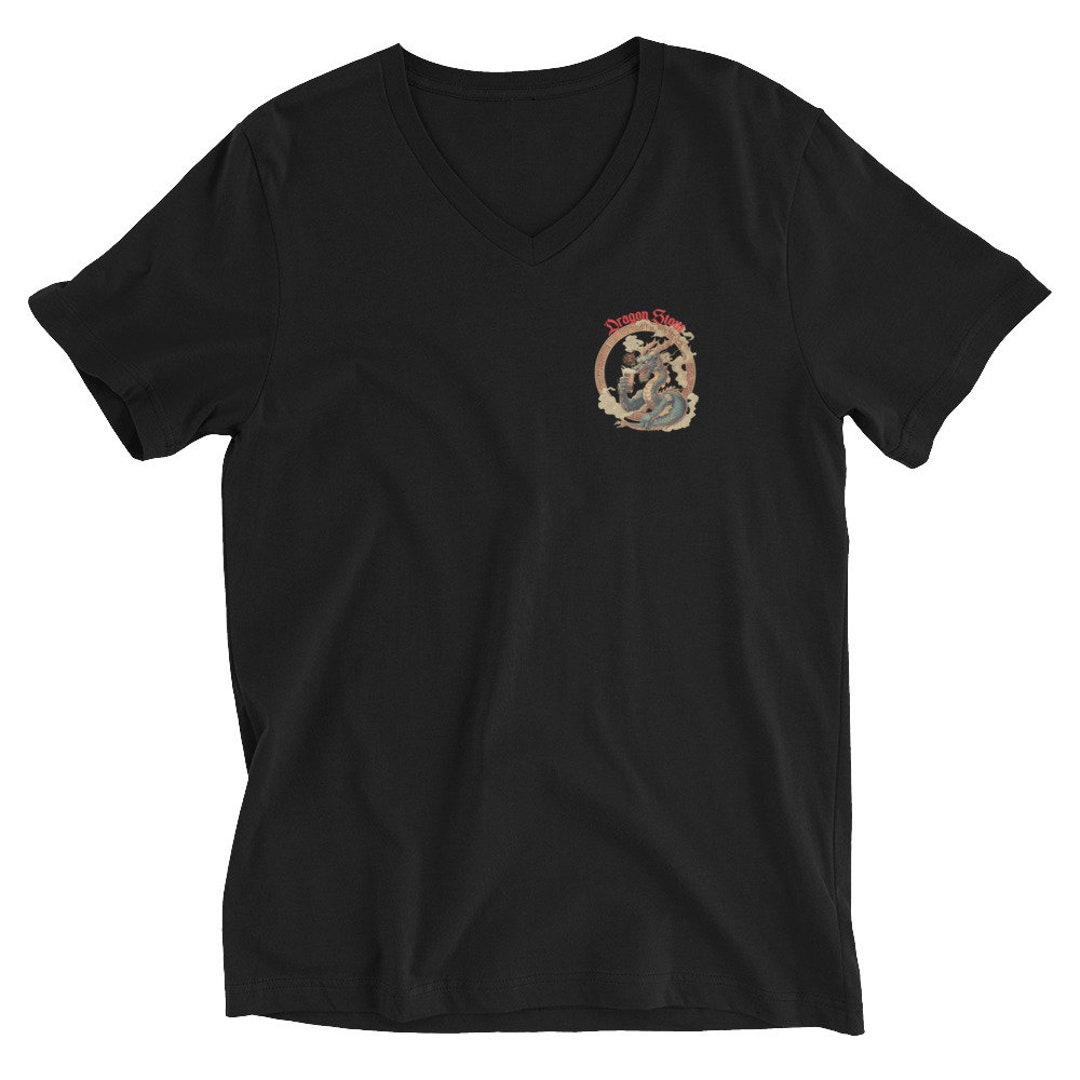 Dragon Stout: Fire and Foam - Unisex V-neck T-shirt, Drunk Dragon ...
