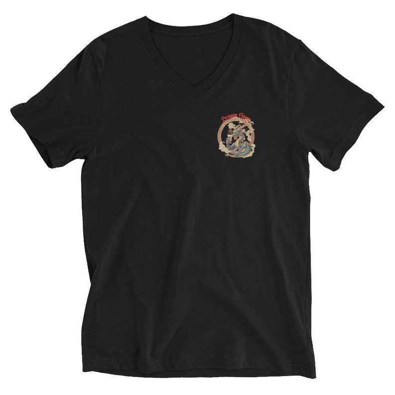 Dragon Stout: Fire and Foam - Unisex V-neck T-shirt, Drunk Dragon ...