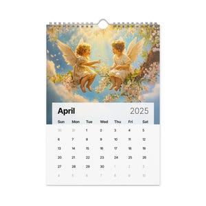 Angels of Our Relm 2025 - Wall Calendar (2025) - Etsy