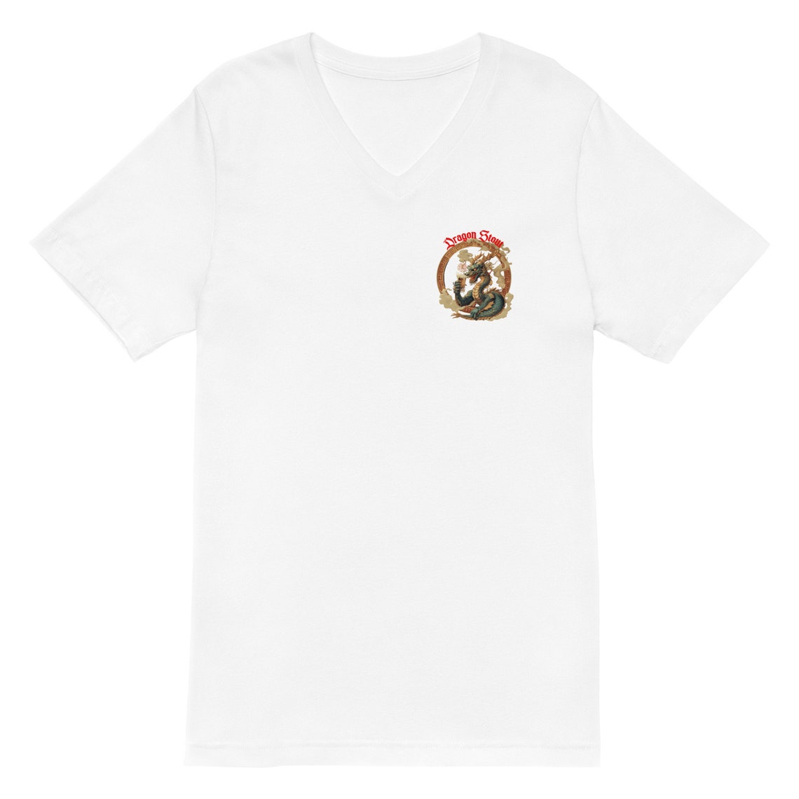 Dragon Stout: Fire and Foam Unisex V-neck T-shirt - Etsy