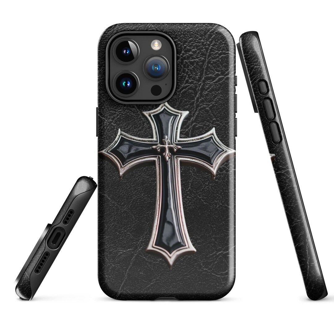 Celtic Cross Black Onyx Inlay Gothic. - Etsy