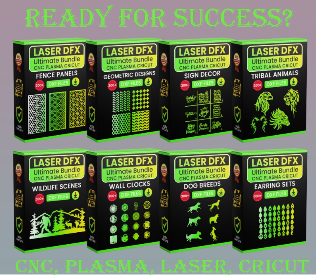 Mega Laser & Plasma Cutting Design Bundle | 5000+ Files | SVG, DXF, EPS ...