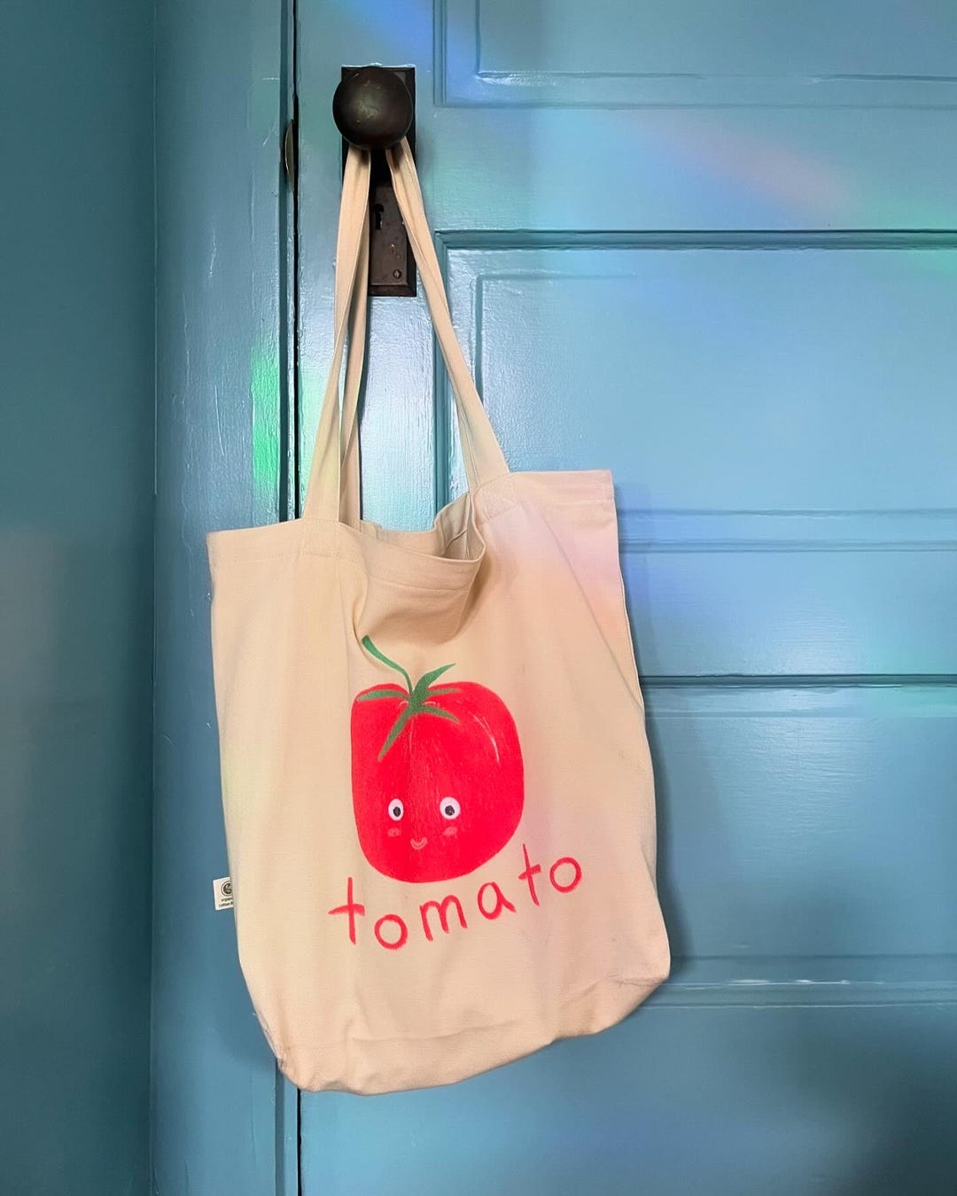 Cute Tomato Tote Bag – Perfect for Farmers Market Adventures! - Etsy