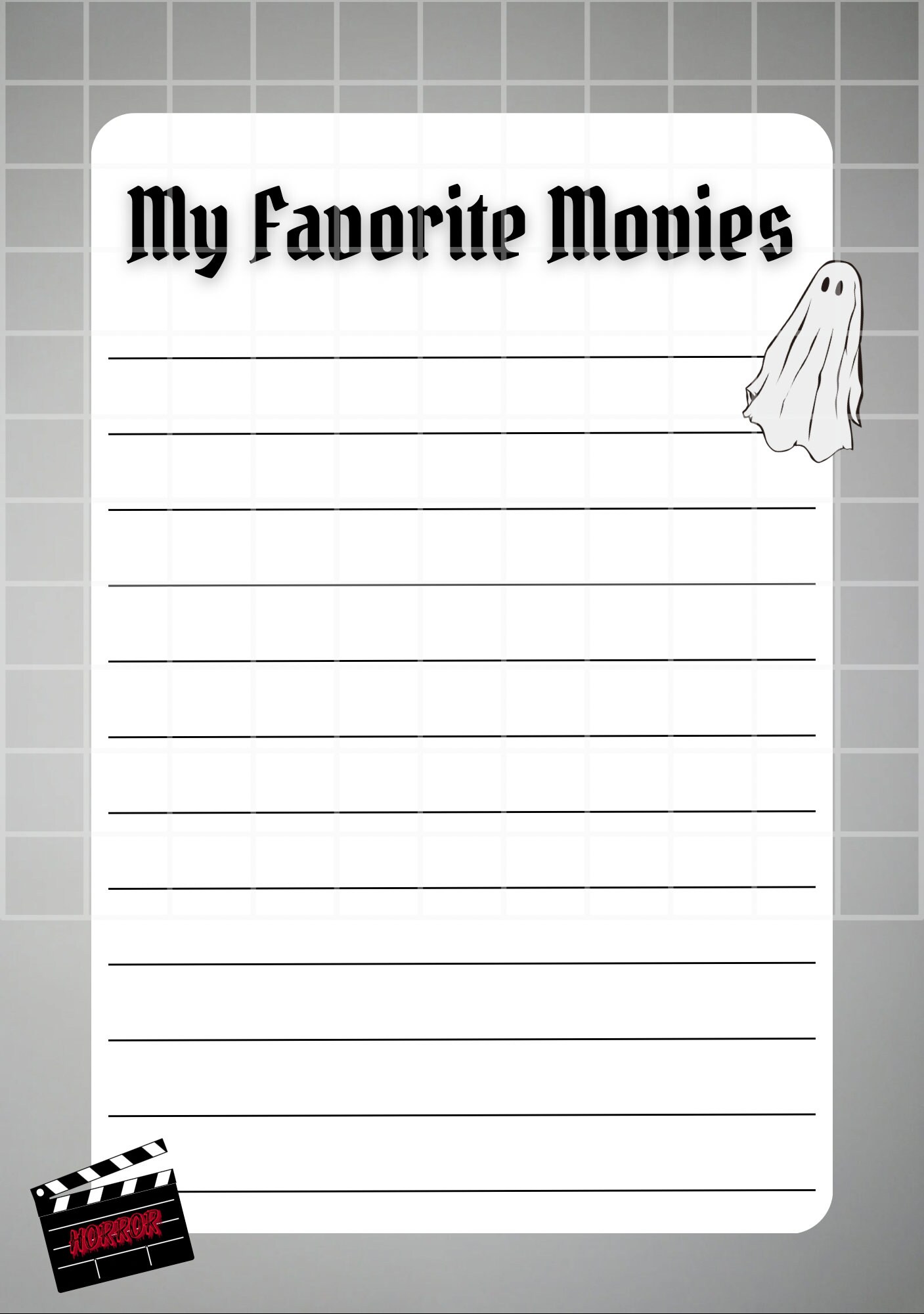 Horror Movie Log Book 2024 Edition - Etsy