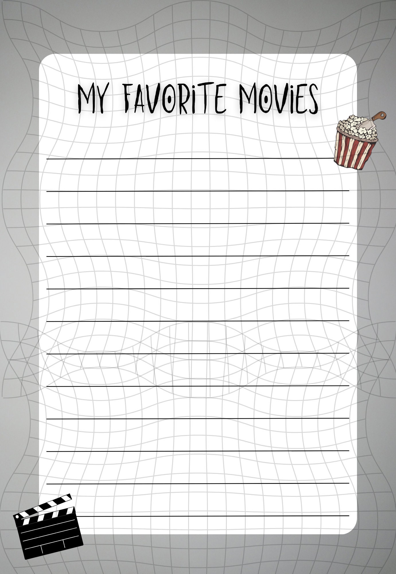 Horror Movie Log Book - Etsy