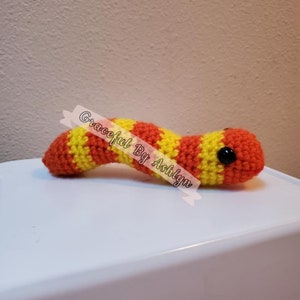 Made to Order Crochet Sesame Street Slimy Plush Slimey Worm Oscar ...