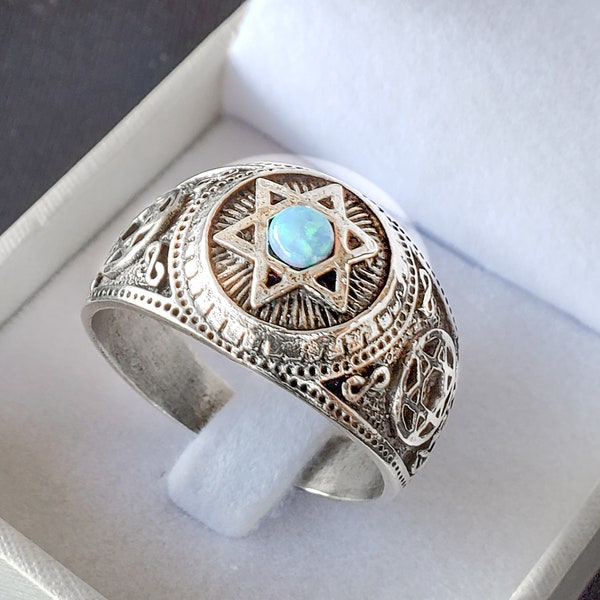 Star of David Ring - Etsy