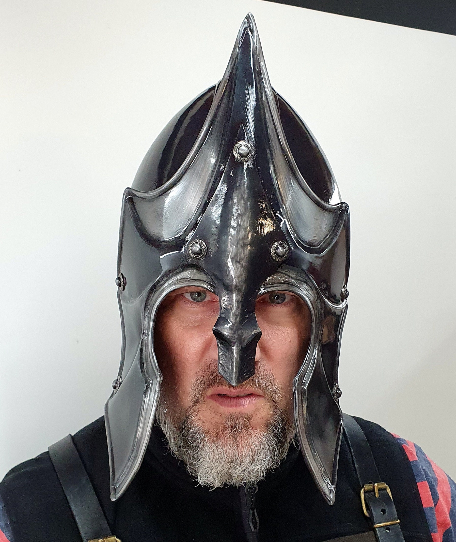 Dragon Warrior Helmet Armor Metal Larp Medieval Cosplay Knight Theater ...