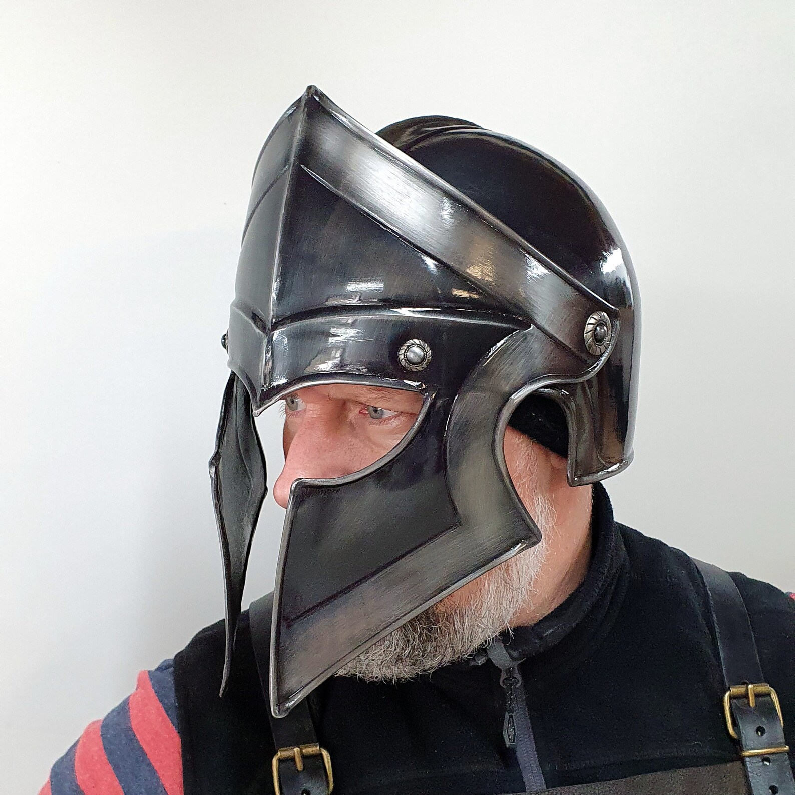 Helmet of Corinthians Spartans Armor Metal Larp Medieval - Etsy