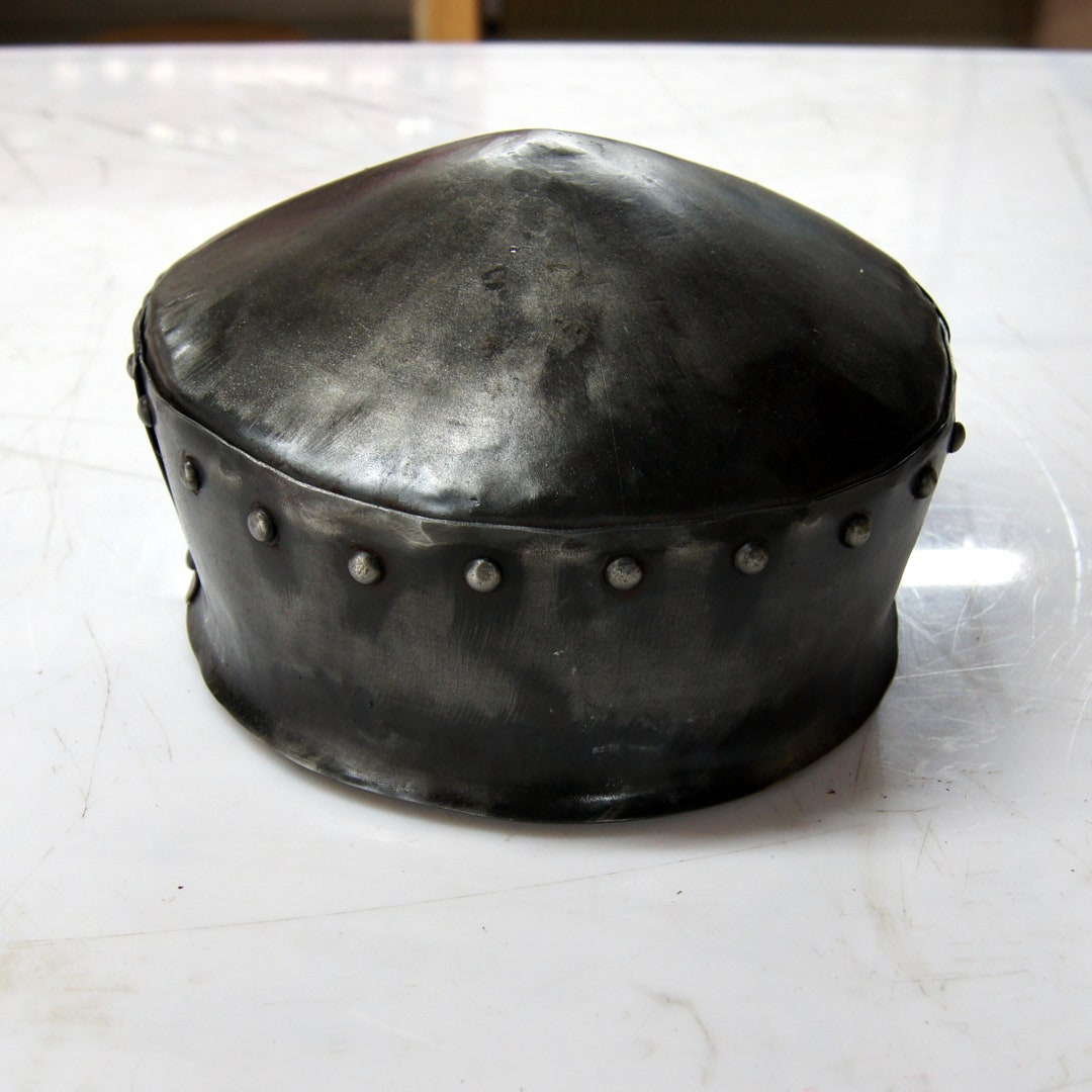 Helmet "iron Hood" Knight Armor Metal Larp Medieval Cosplay Theater ...