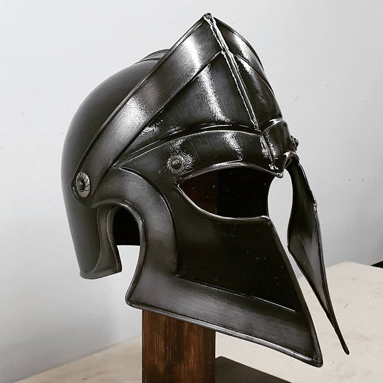 Helmet of Corinthians Spartans Armor Metal Larp Medieval - Etsy