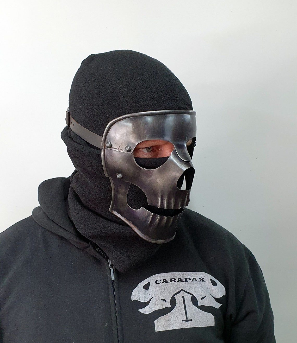 Mask Badass Skull deadhead Made of Steel for Fantasy Larp Cosplay ...