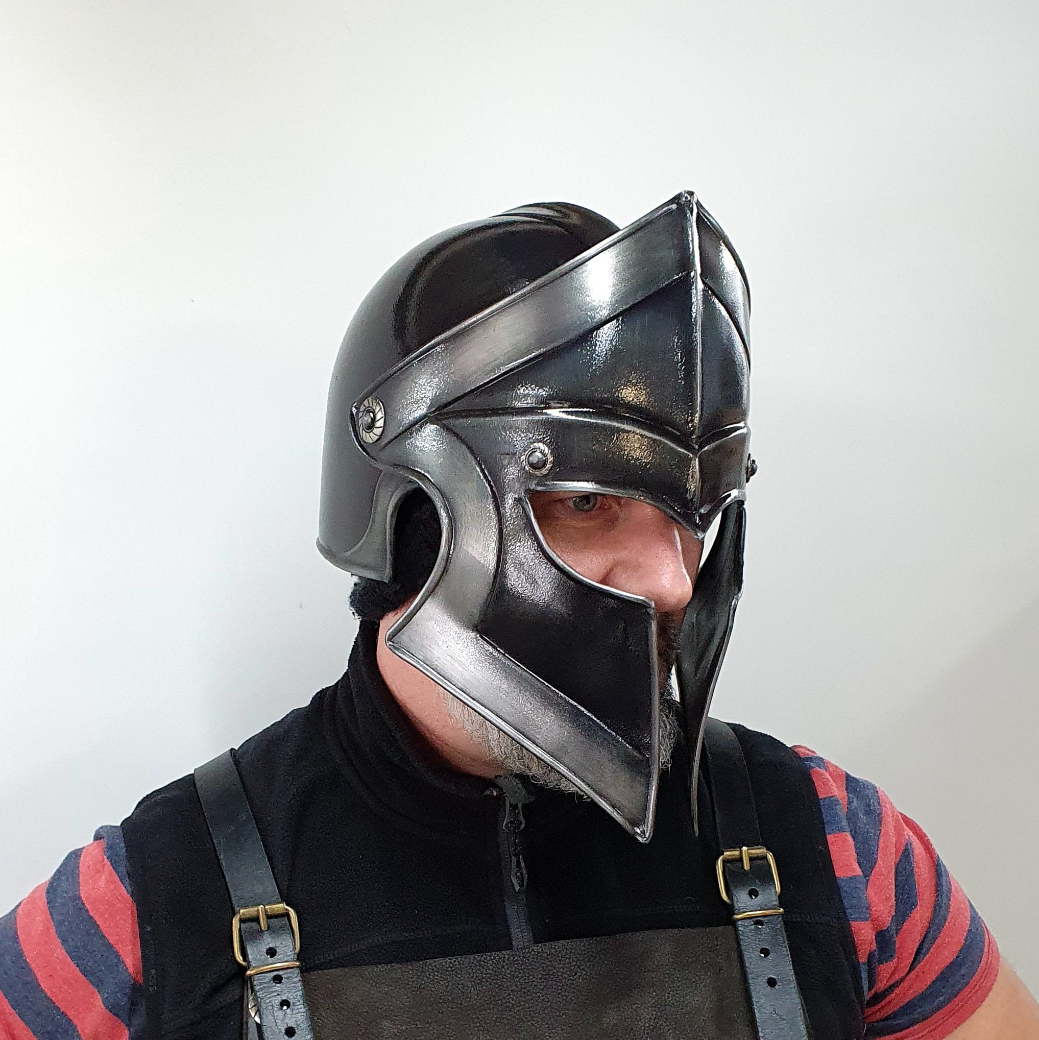 Helmet of Corinthians Spartans Armor Metal Larp Medieval - Etsy